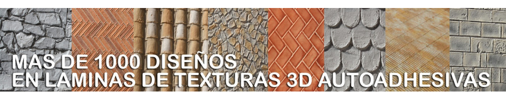 Self-adhesive 3D textures for modeling on various scales