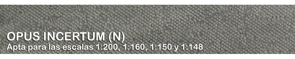 Self-adhesive 3D texture sheets for scale models N