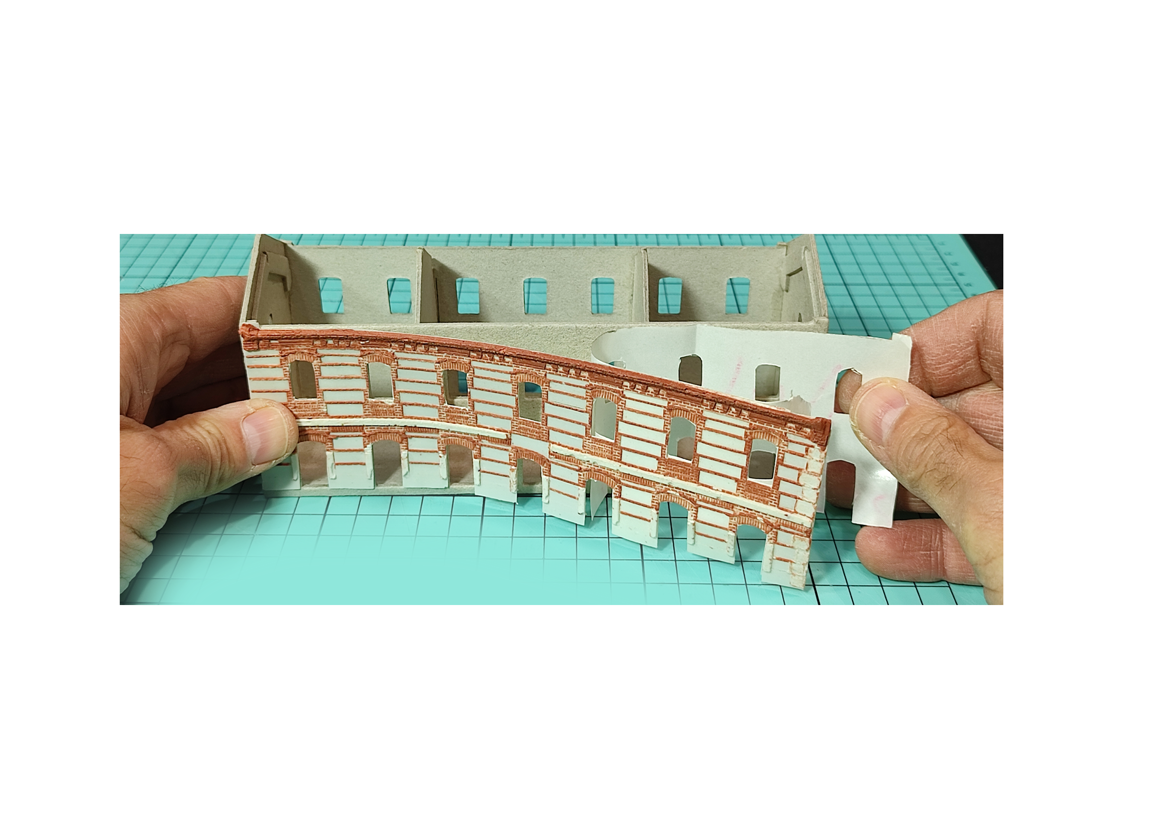 Texturas 3D autoadhesivas para modelismo en todas las escala, fácil y ...